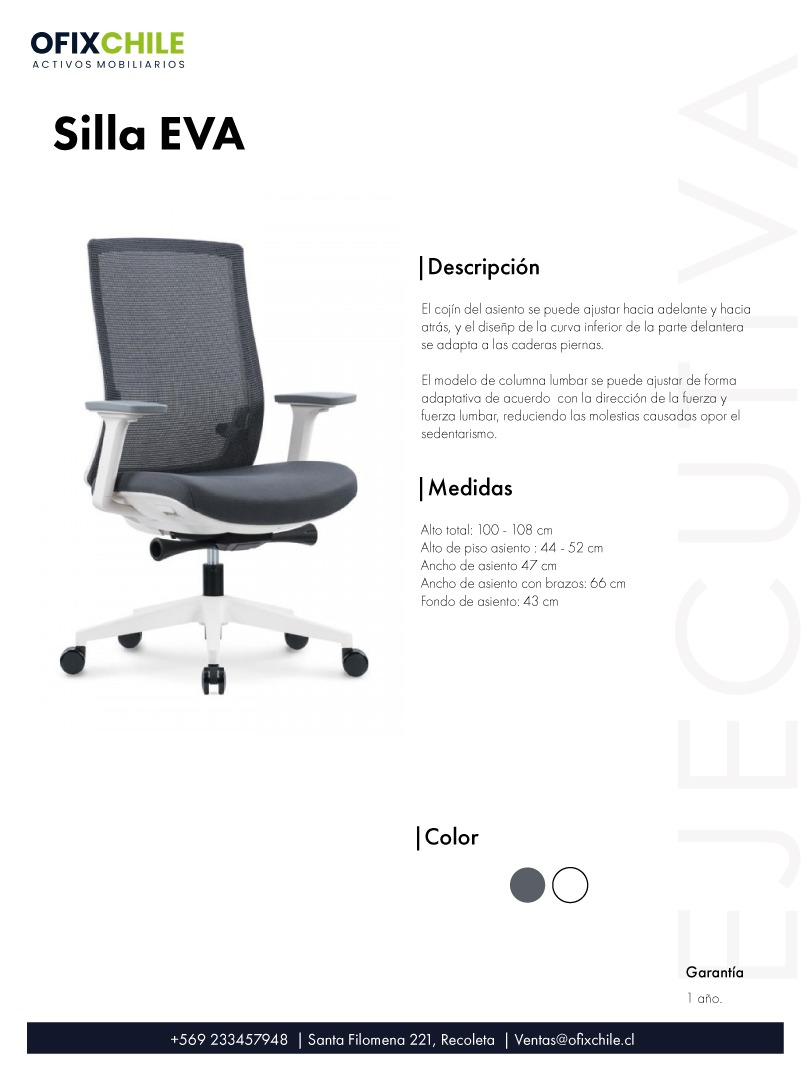 Silla Ejecutiva Eva – OFIX